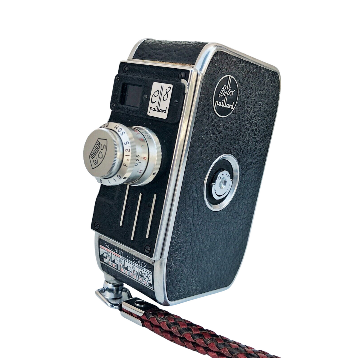 Bolex Paillard C8 Film Movie Camera w/ Original Box, Leather Case & Mo ...