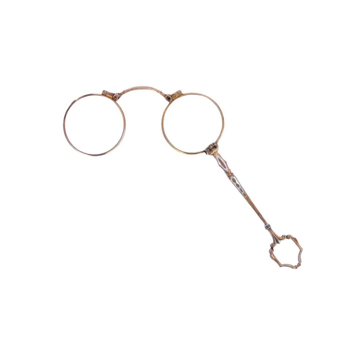 Lorgnette / Eyeglasses Enamel & 3 Rubies, Late 19th Century England Go ...