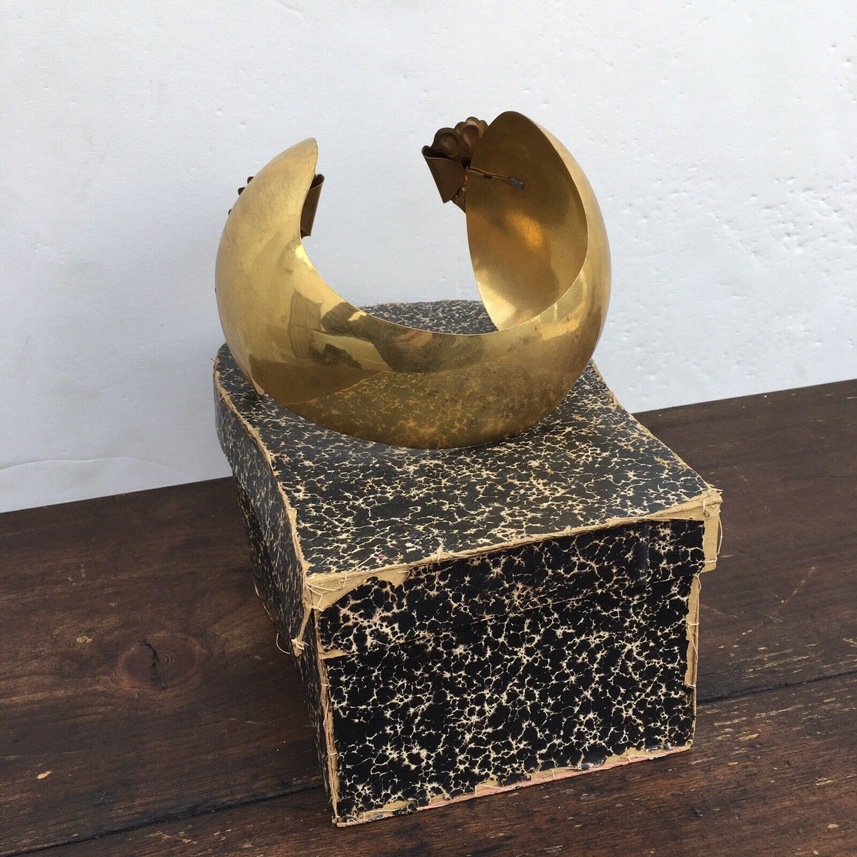 19th Century Dutch Gilt Brass Oorijzer Netherlands Ear-Iron Headdress ...