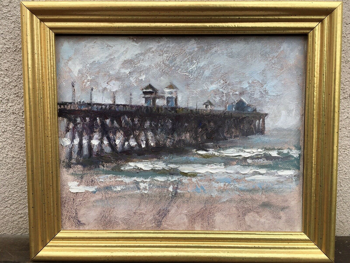 Oceanside Pier, Oceanside Ca., Oil Painting by Calif. artist Steven Mu ...