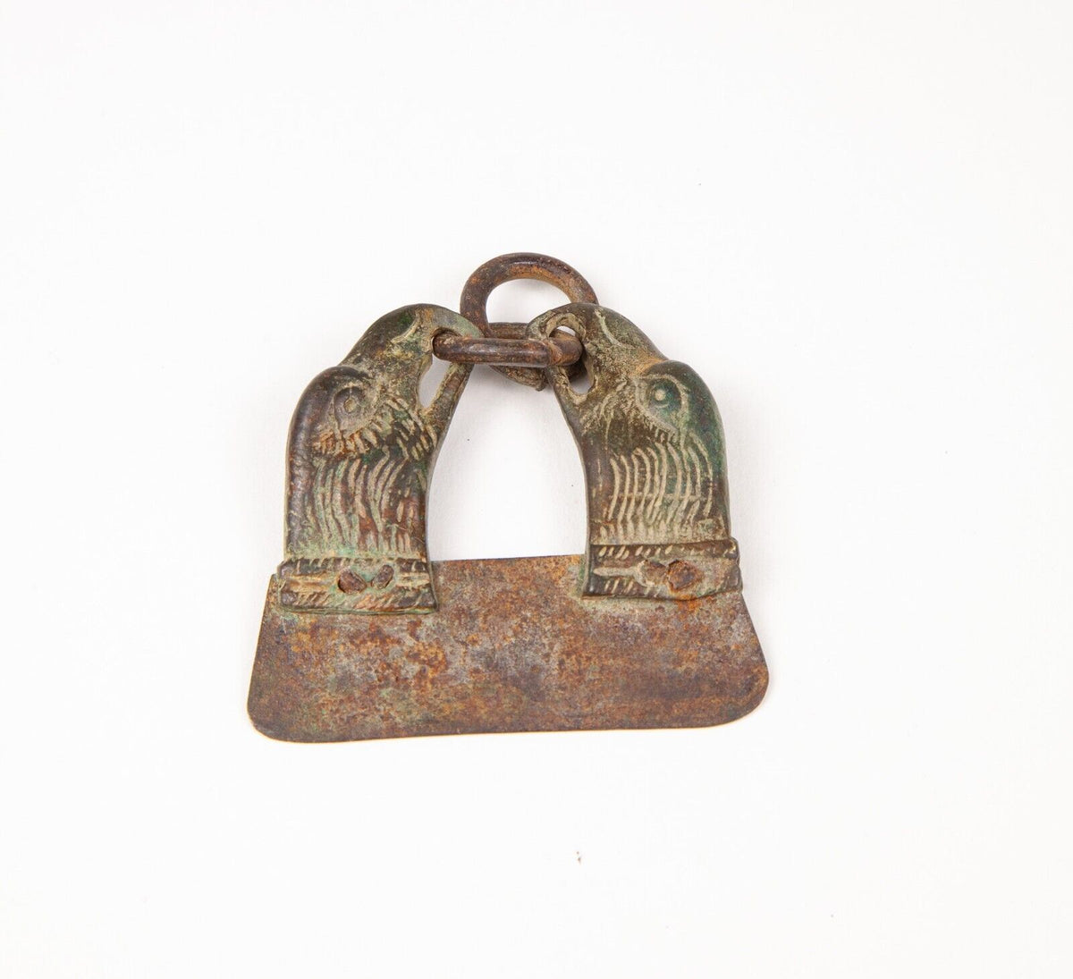 Roman Antiquity Bronze Shaving Razor Implement, Held by two Falcons 10 ...