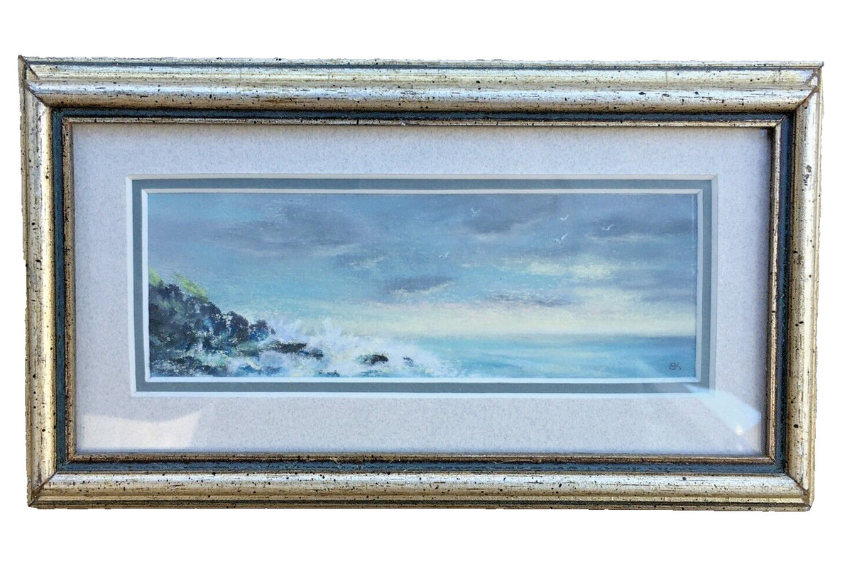 Barbara Kirchner Maryland "Coastal Morning" Small Pastel Framed Artwor ...