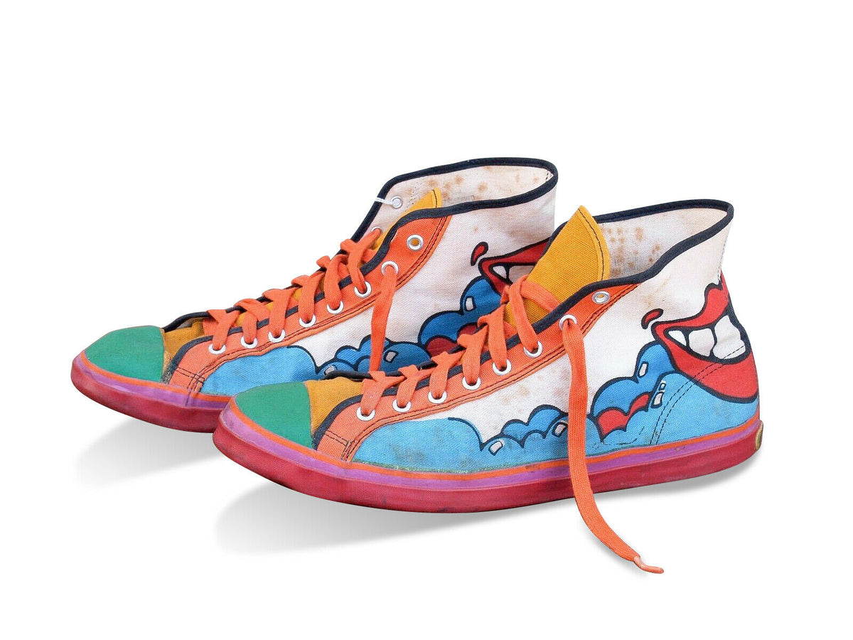 Peter Max 1968 High Top Tennis Shoes Originals by Randy Co. Iconic Pop ...